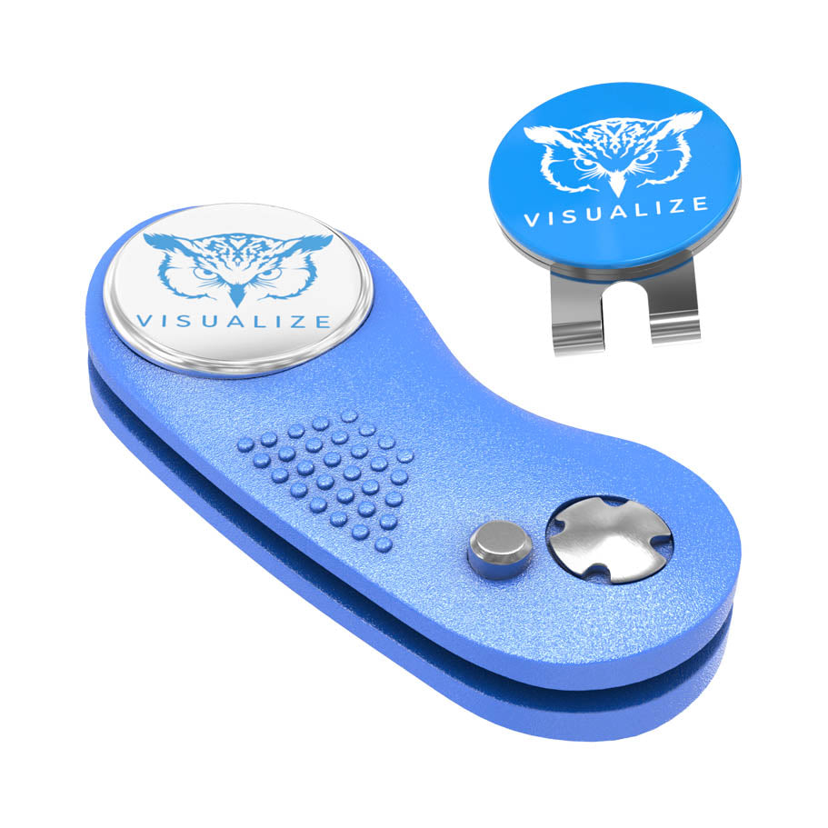 RAPTOR PLUS | Divot Repair Tool Kit with Hat Clip & Two Ball Markers